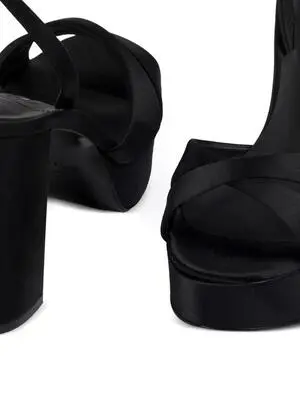 LE SILLA Odette Platform Sandals - Black