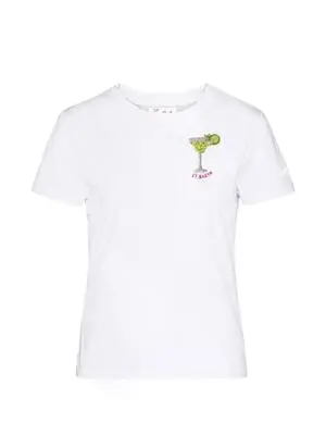 Mc2 Saint Barth Embroidered T-shirts For Women
