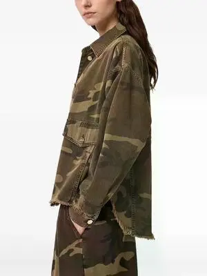 ALLSAINTS Hettie Camouflage Print Jacket
