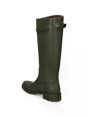 Ralph Lauren Buckled Logo Plaque Boots