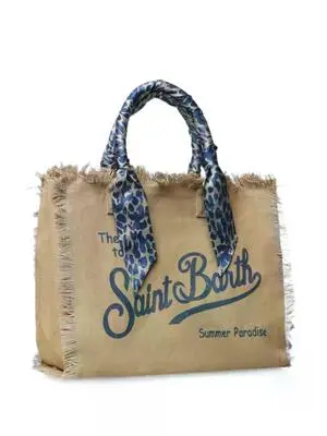MC2 SAINT BARTH Logo Print Tote Bag