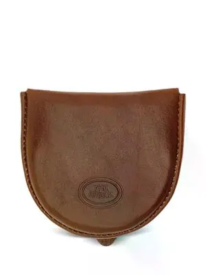 THE BRIDGE Logo-debossed Leather Coin Purse - Brown