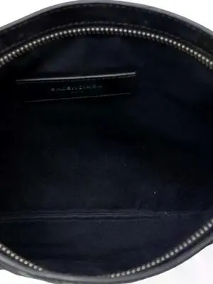 Balenciaga Leather Graffiti Clutch Bag