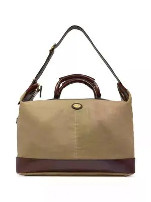 THE BRIDGE Leather-trim Canvas Holdall