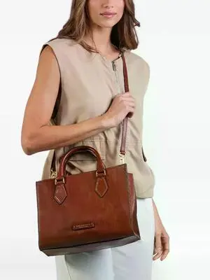 THE BRIDGE Ida Leather Tote Bag
