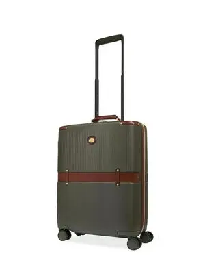 THE BRIDGE Leather-trimmed Cabin Trolley