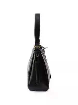 Prada Aimée Medium Leather Shoulder Bag - Black