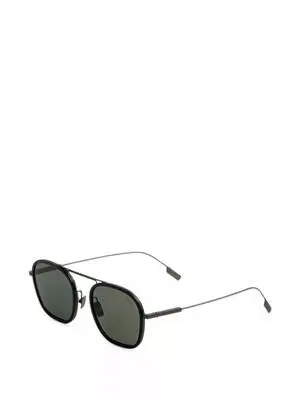 Zegna Orizzonte Square Frame Sunglasses