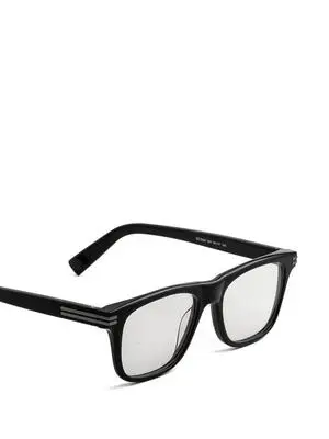 Zegna Square Frame Eyeglasses - Black