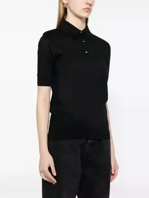 Dolce & Gabbana Fine-knit Polo Top