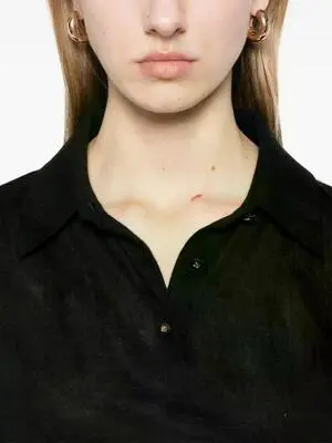 Dolce & Gabbana Fine-knit Polo Top