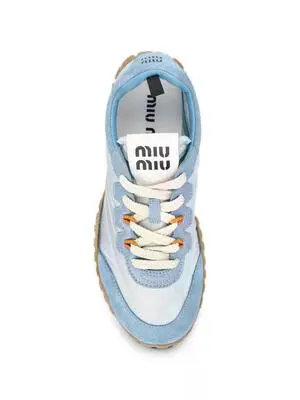 Miu Miu Logo Print Sneakers
