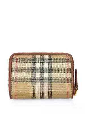 Burberry Check Coin Purse - Neutrals