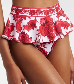 ALEXANDRA MIRO Zella Floral Bikini Bottoms