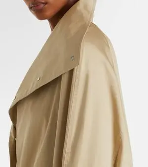 TOTEME Cotton Trench Coat - Beige