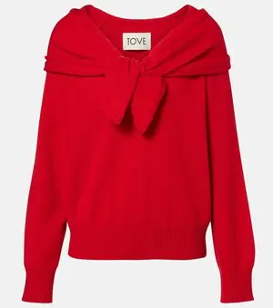 Tove Malia Cashmere Sweater - Red