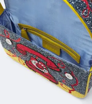 Staud Tommy Beaded Shoulder Bag - Multicoloured