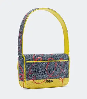 Staud Tommy Beaded Shoulder Bag - Multicoloured