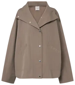 TOTEME Oversized Cotton-blend Jacket - Grey