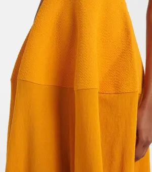 Proenza Schouler Draped Midi Dress - Yellow