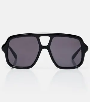 Loewe Slim Navigator Sunglasses - Black