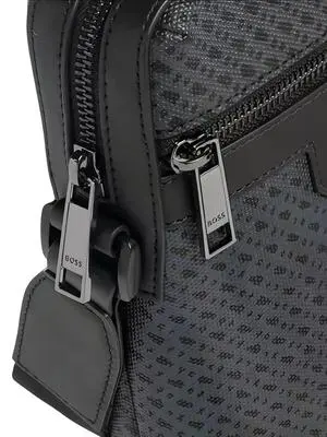 BOSS Monogram Zip-fastening Messenger Bag