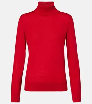 RÓHE Wool And Cashmere Turtleneck Sweater - Red
