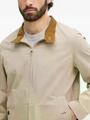 Barbour Tyneside Corduroy-collar Funnel-neck Jacket