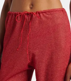 Oseree Lumière Plumage Wide-leg Pants