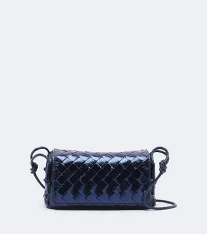 Bottega Veneta BOTTEGA VENETA Notturno Intrecciato Bag Blue