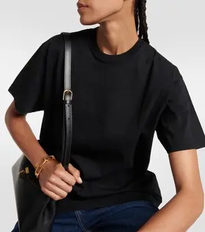 TOTEME Cotton Jersey T-shirt - Black