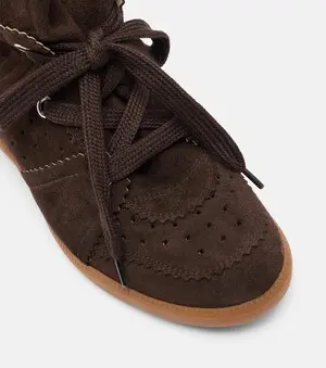 Isabel Marant Étoile Bobby Suede Wedge Sneakers