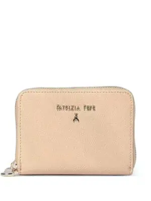 Patrizia Pepe Grained Leather Wallet - Neutrals
