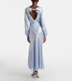 Gabriela Hearst Silk Satin Maxi Dress