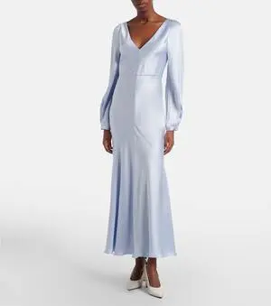 Gabriela Hearst Silk Satin Maxi Dress