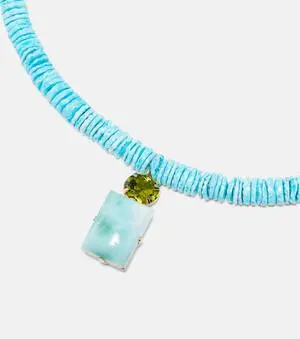 JENNIFER BEHR Alette Beaded Pendant Necklace