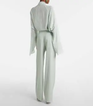 Stella McCartney Wool Straight Pants