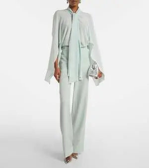 Stella McCartney Wool Straight Pants