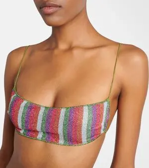 Oseree Lumiere Striped Bikini