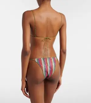 Oseree Lumiere Striped Bikini