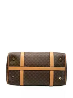 Celine Macadam Coated Canvas Boston Bag