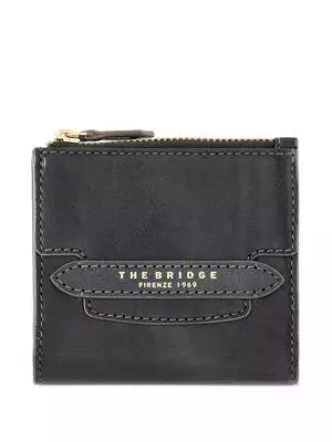 THE BRIDGE Lucrezia Logo-print Leather Wallet - Black