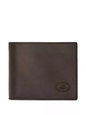 THE BRIDGE Logo-debossed Leather Wallet - Black