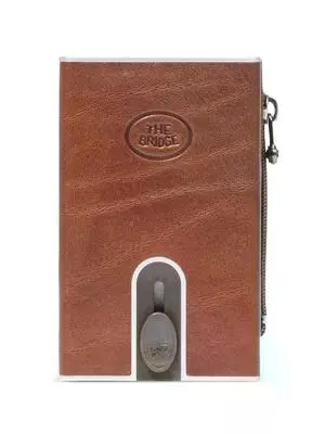 THE BRIDGE Story Rfid Slider-mechanism Leather Card Holder - Brown