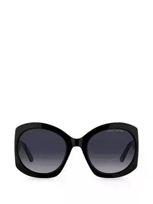 Marc Jacobs Round Frame Sunglasses - Black