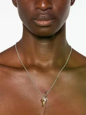 VIVIENNE WESTWOOD Shark Tooth Pendant Necklace - Silver