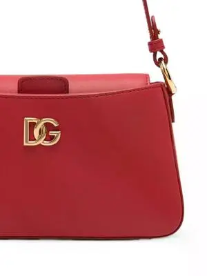 Dolce & Gabbana Leather Phone Bag With Dg Logo