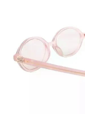 Miu Miu Oval Frame Sunglasses