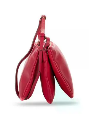 Celine Trio Cross Body Bag - Red