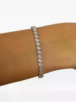 JEWELS AFICIONADO Esme Diamond Bracelet - Silver